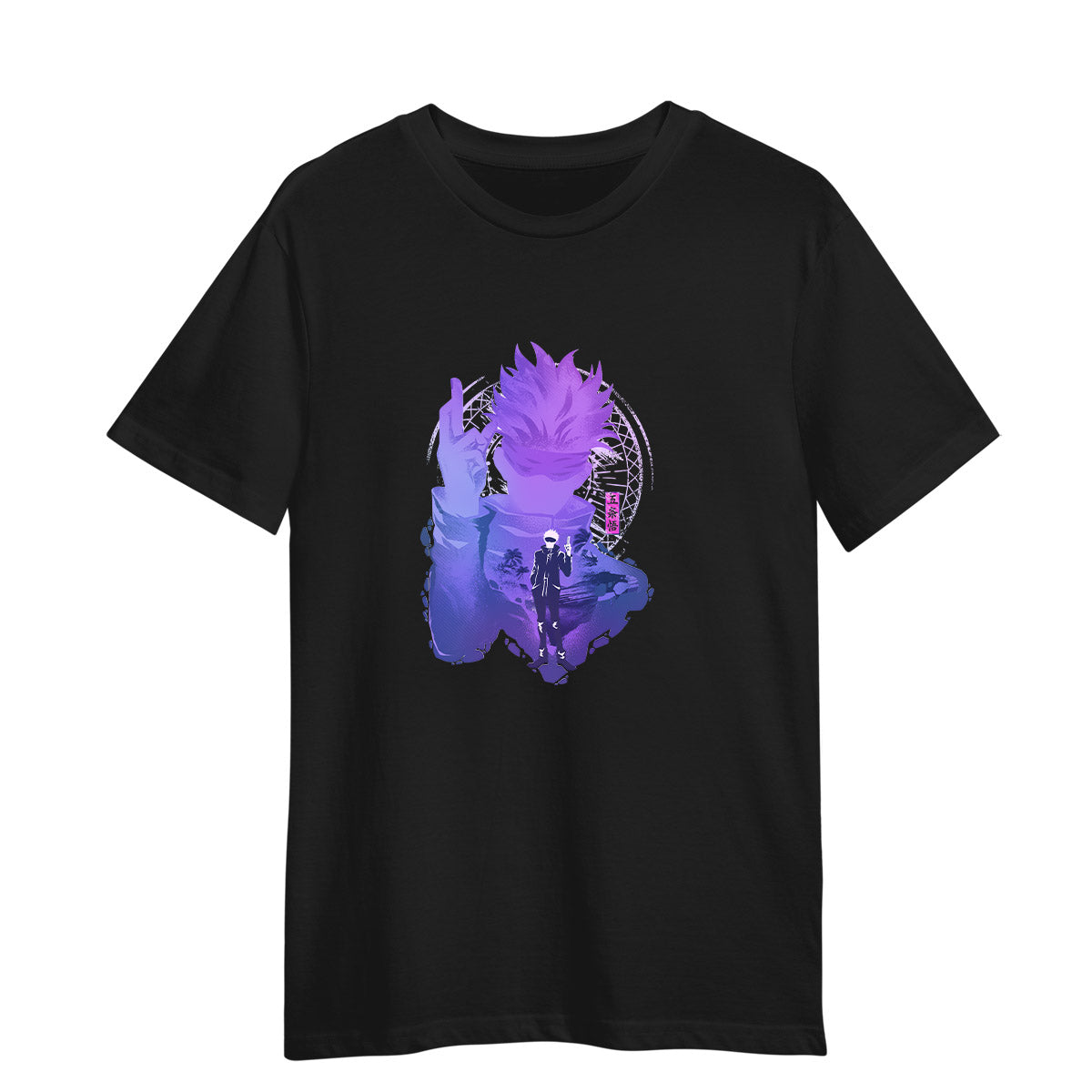 Satoru Gojo Jujutsu Kaisen T-shirt Anime Graphic Art Manga Adult Tee ...