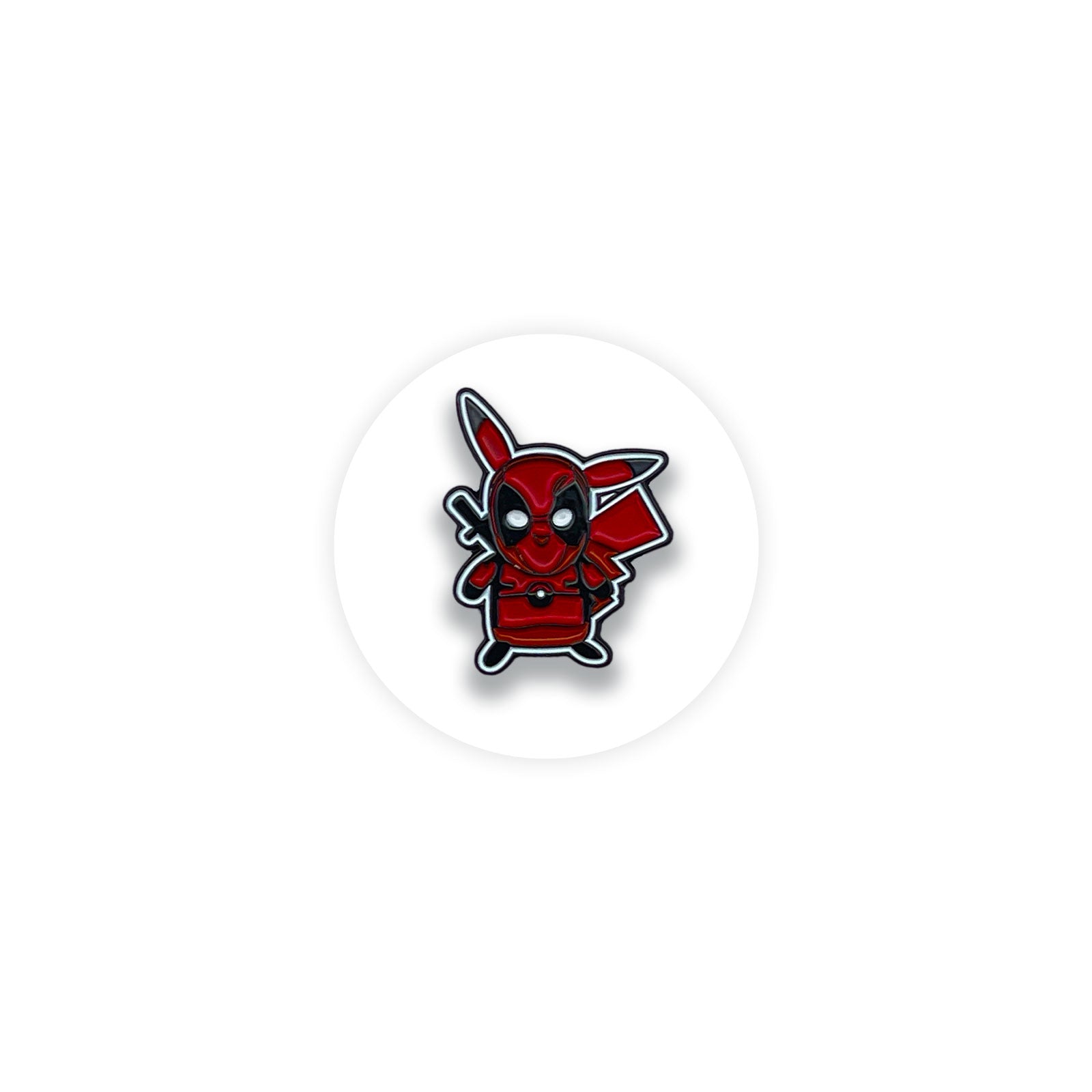 Pikachu Deadpool Funko Pop Enamel Pin Badge – KUZI TEES